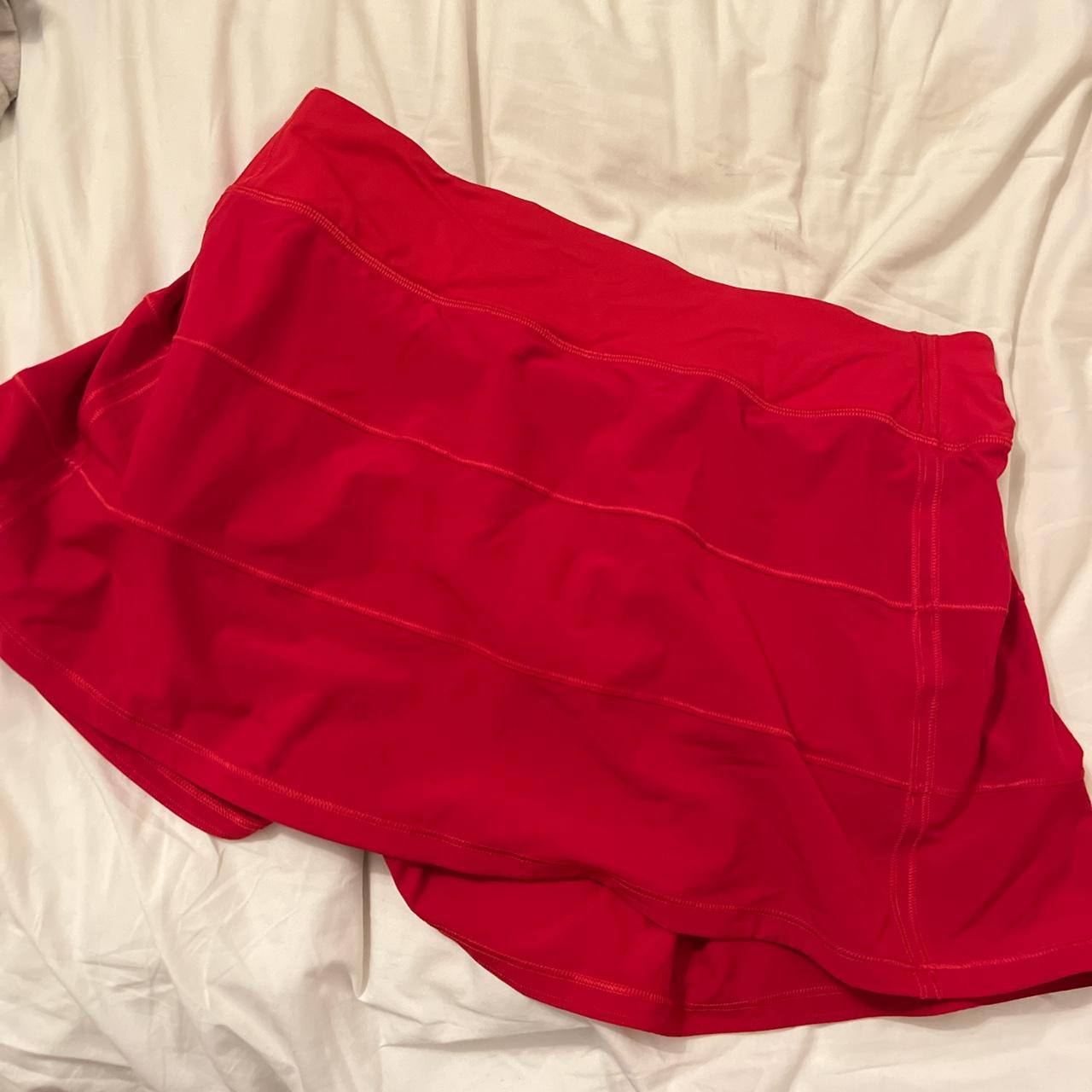 Lululemon Womens Red Skirt Depop