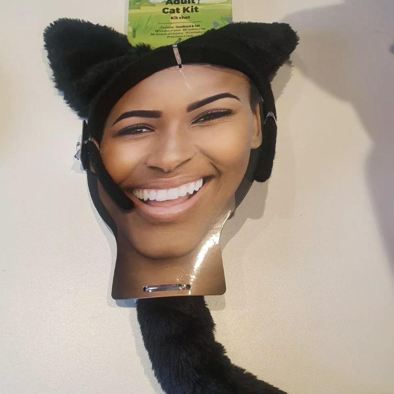 Halloween Cat Costume Cat Ears Cat Tail Ladies Cat Depop