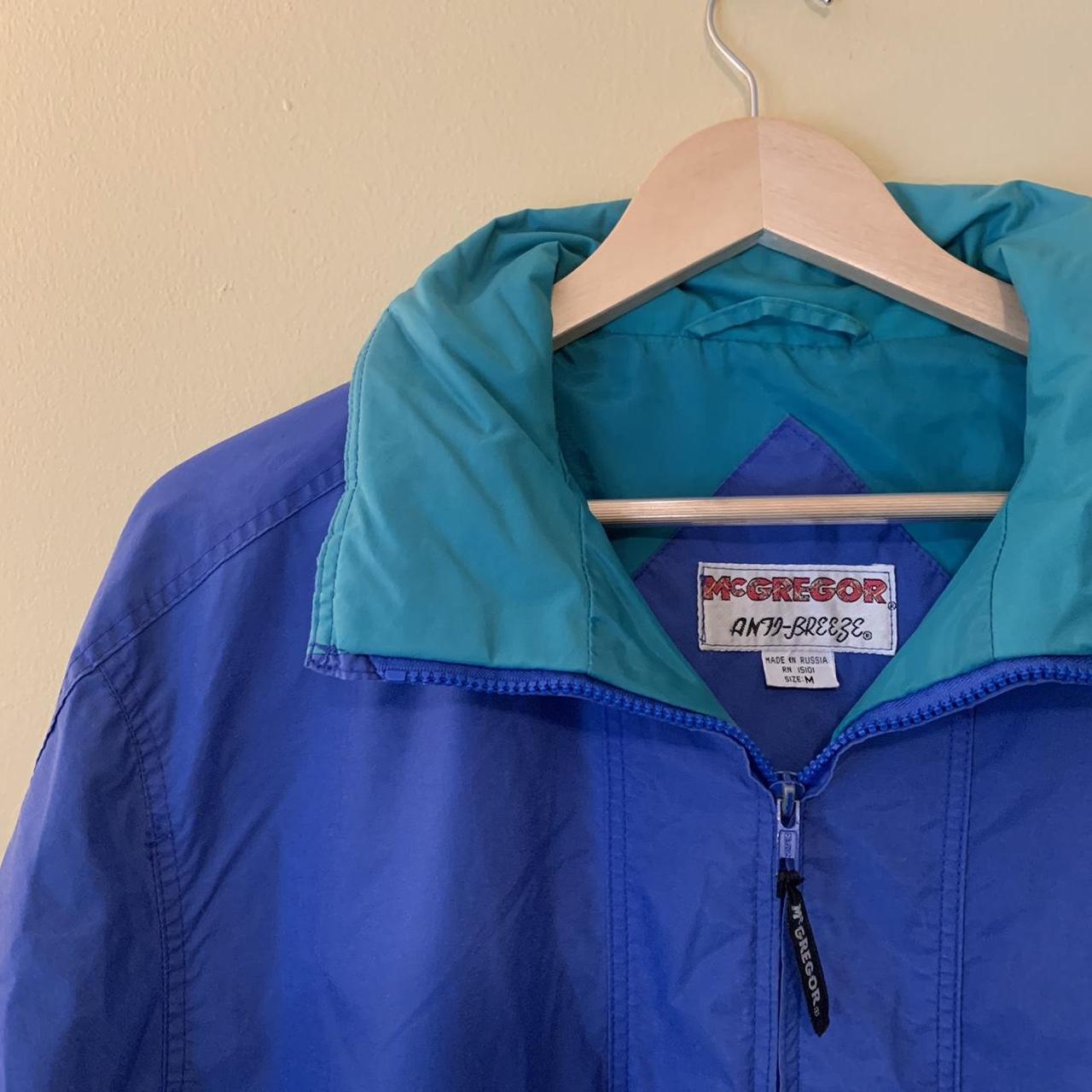 Vintage 80’s McGregor Anti-Breeze Jacket with Rolled... - Depop