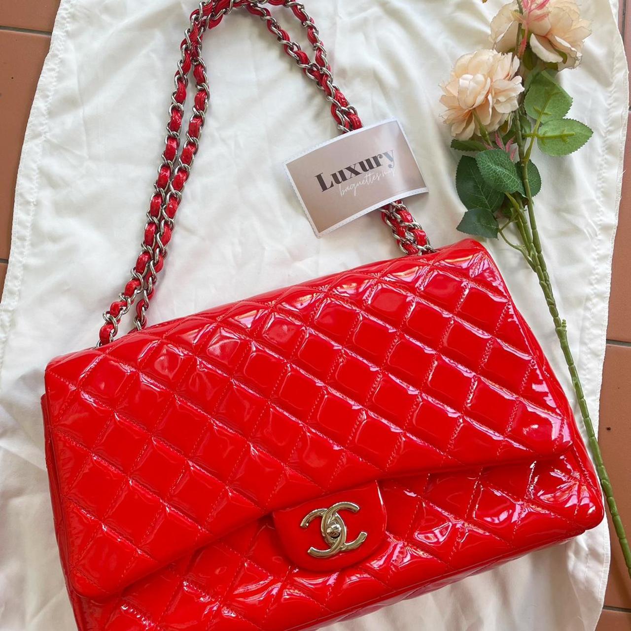 Authentic CHANEL MAXI Red 🔺Condition - Excellent... - Depop