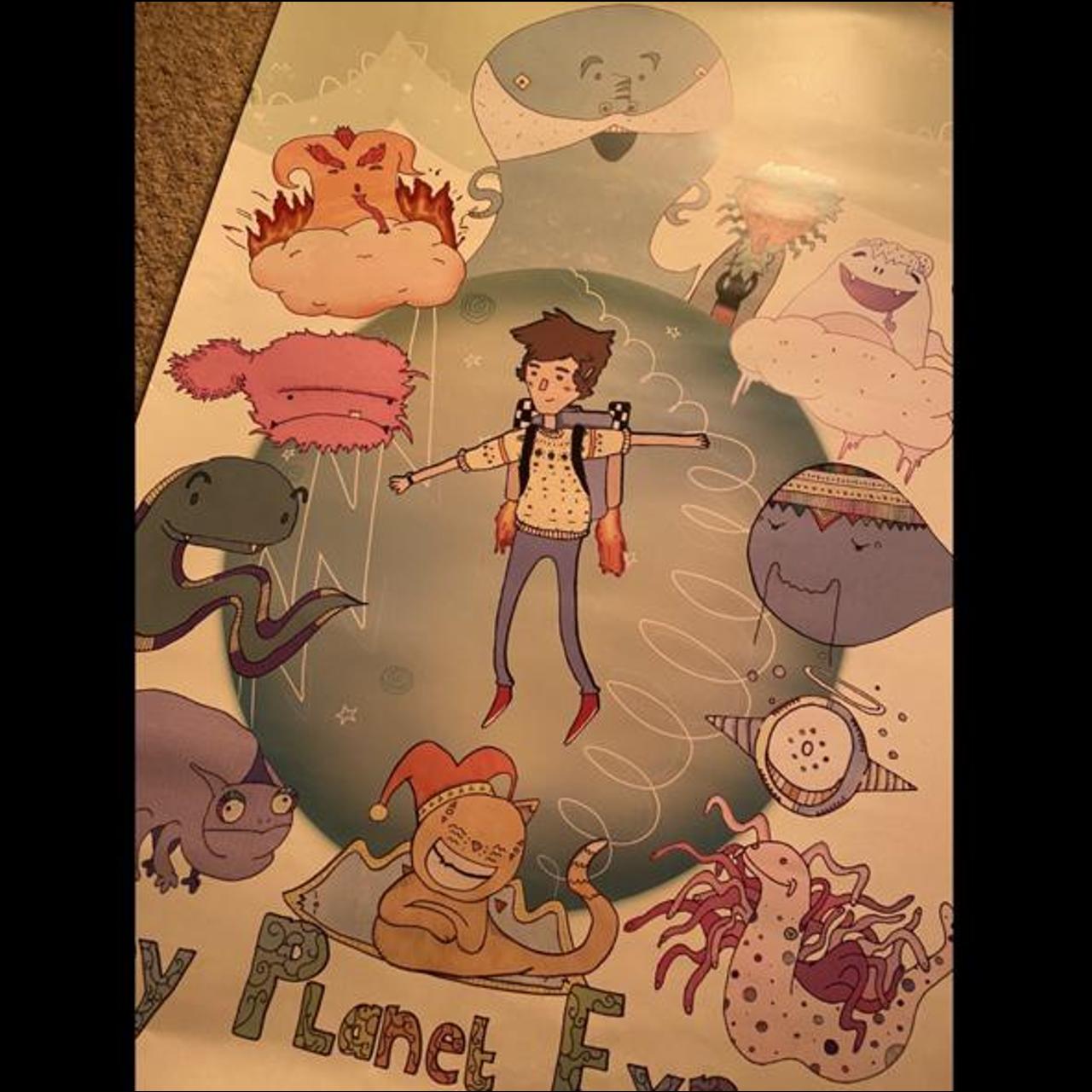 Tiny Planet Explorer Kickthepj poster. In perfect... - Depop