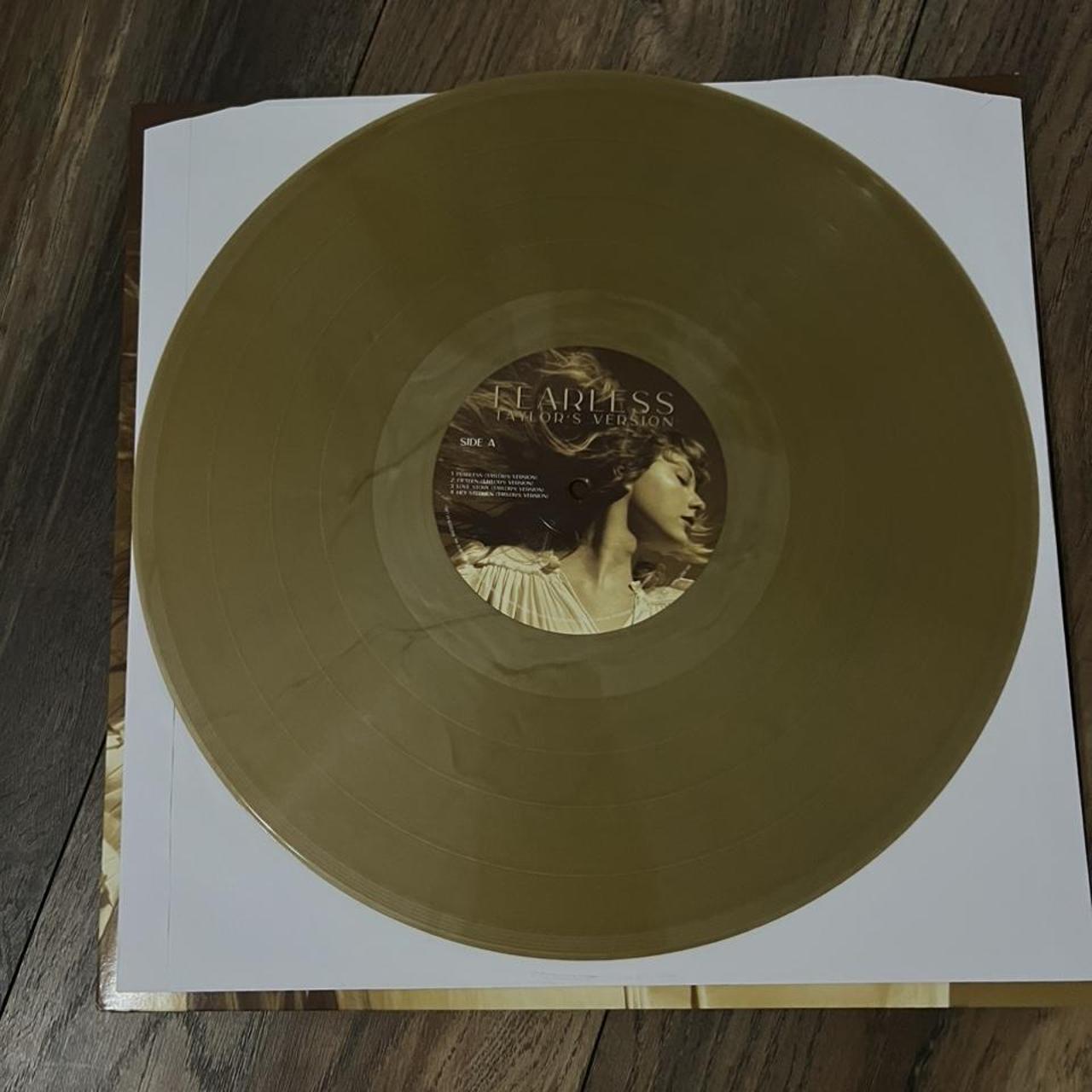 Fearless (Taylors Version) 3LP Gold Pressing. Very... - Depop