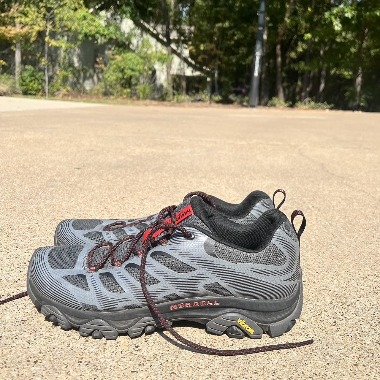 Vibrant MERRELL Hiking shoes! MENS 10.5 *worn once... - Depop