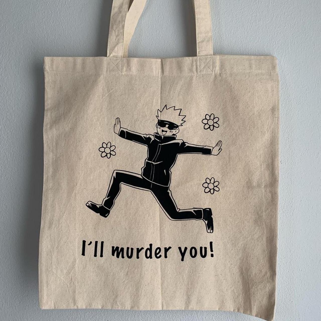 Satoru Gojo Tote Bag🤍 #anime #jujutsukaisen #local... - Depop