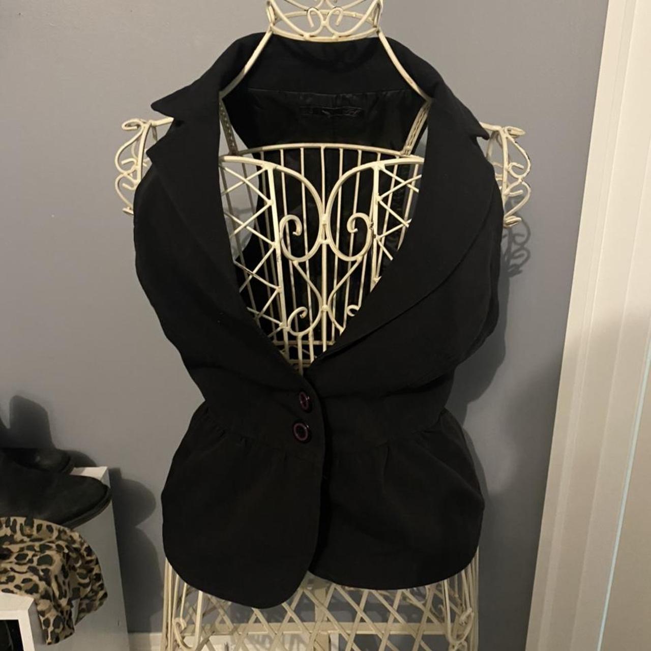 Gothic / emo / rocker vest !! Super cute and in... - Depop