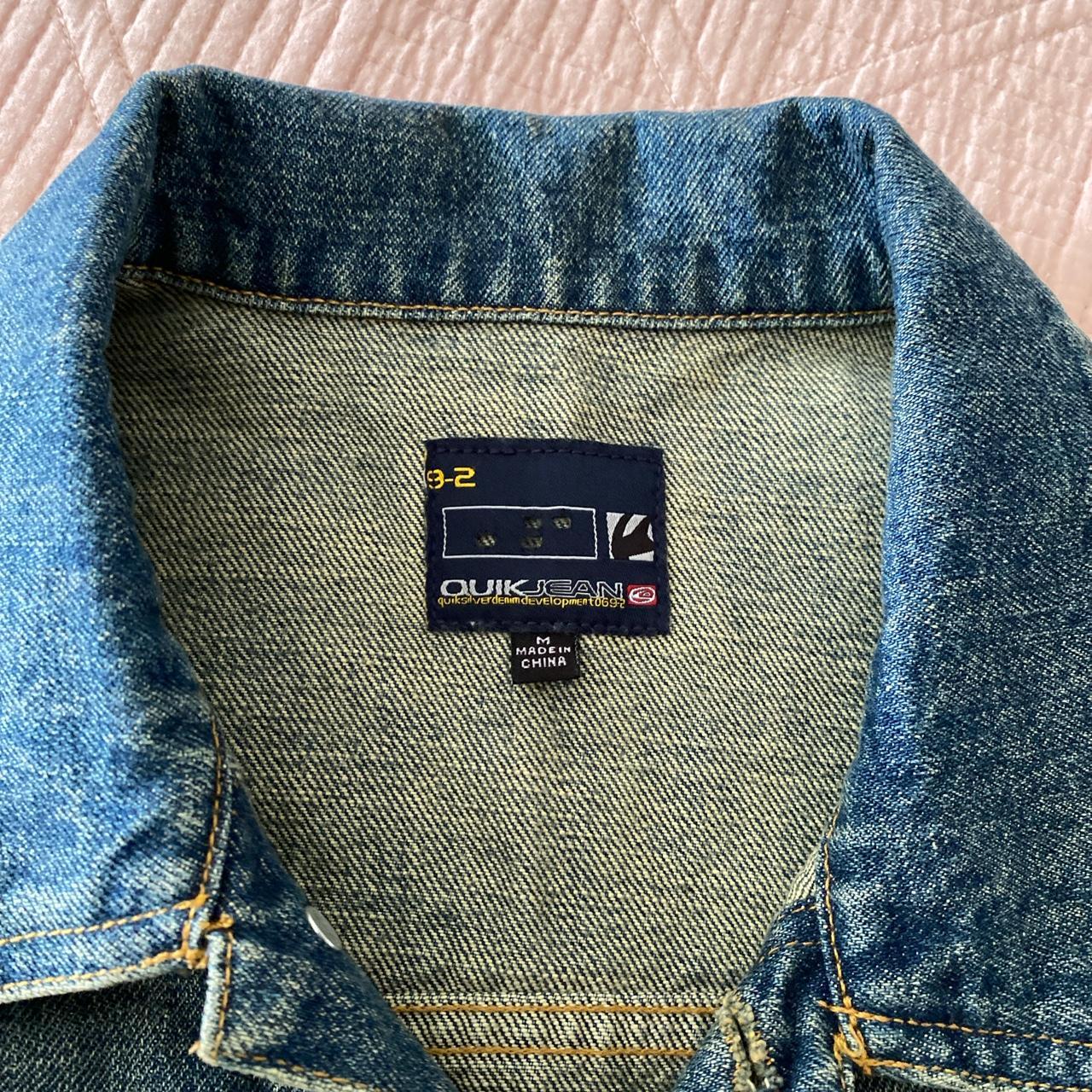 Quicksilver mens denim jacket new without tags - Depop