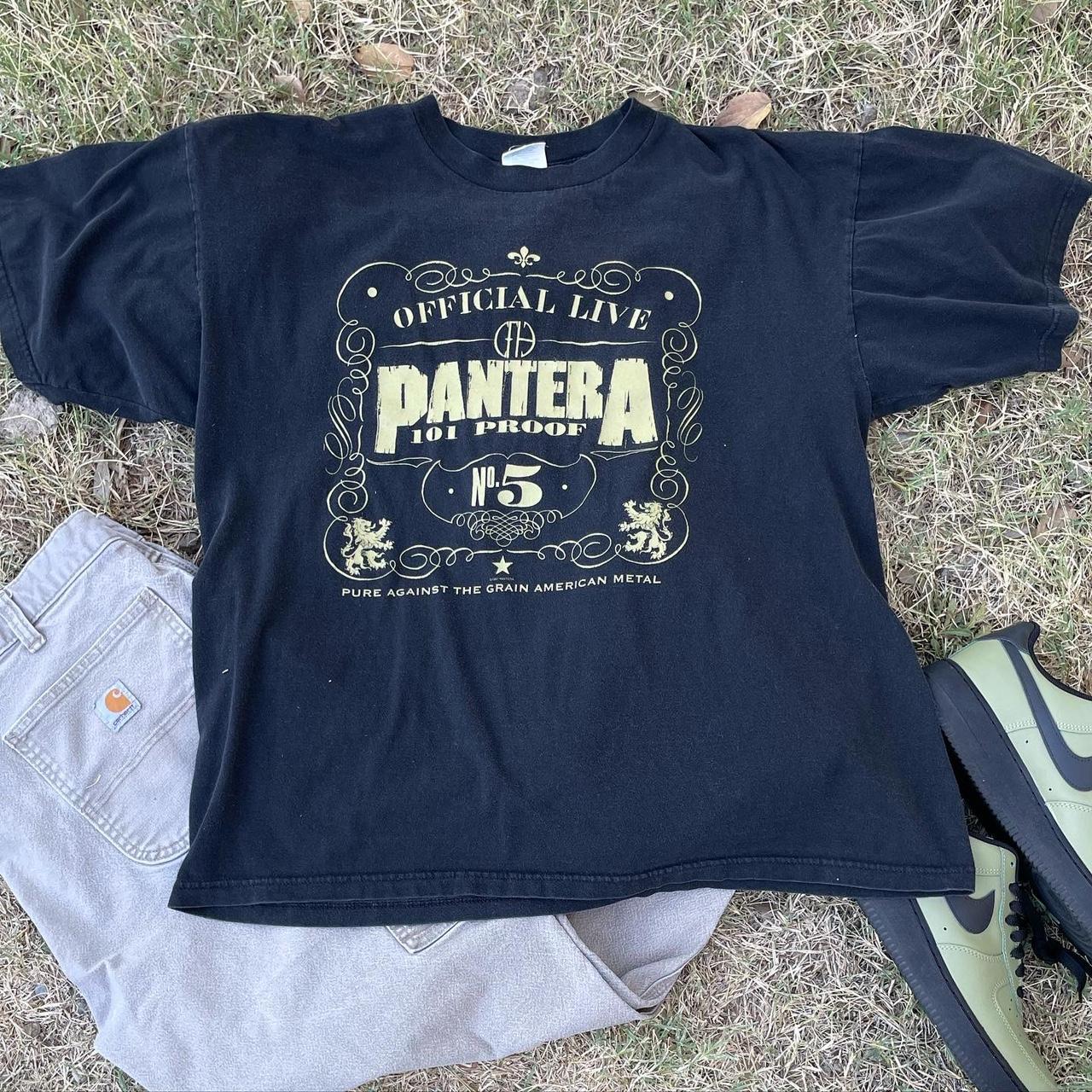 Vintage Rare 90s Pantera Official Live 101 Proof... - Depop
