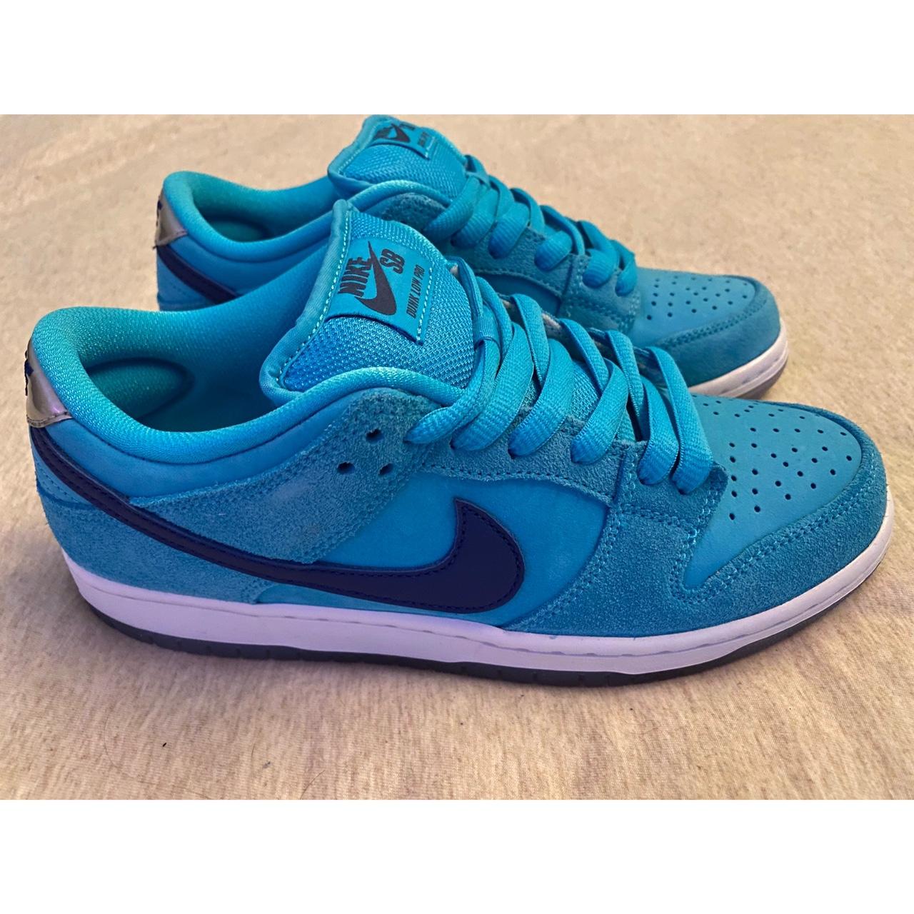 Nike SB blue fury dunk UK 6 / EU 39 / US 6.5 Worn... - Depop