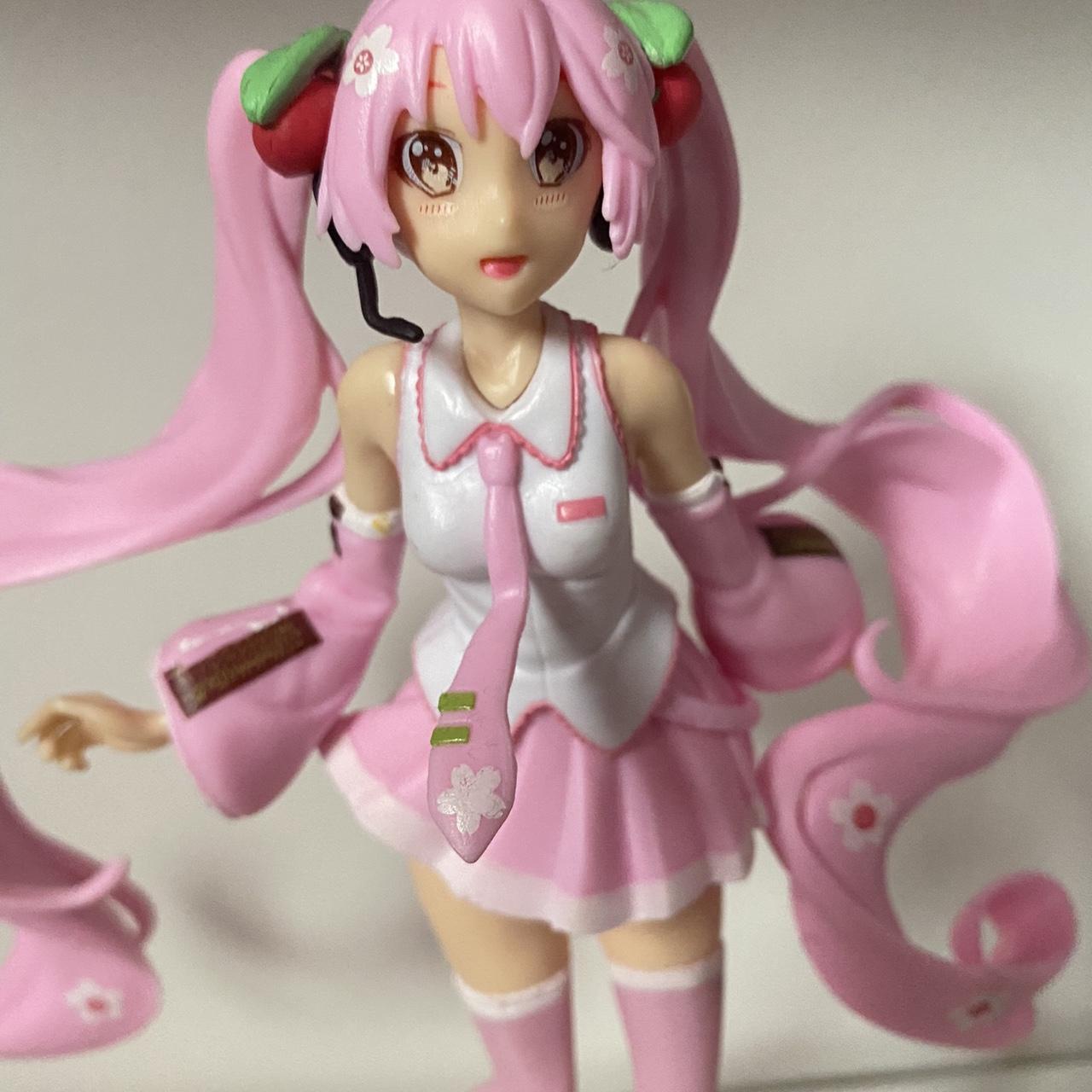Sakura hatsune miku anime figure girl doll Open to... - Depop