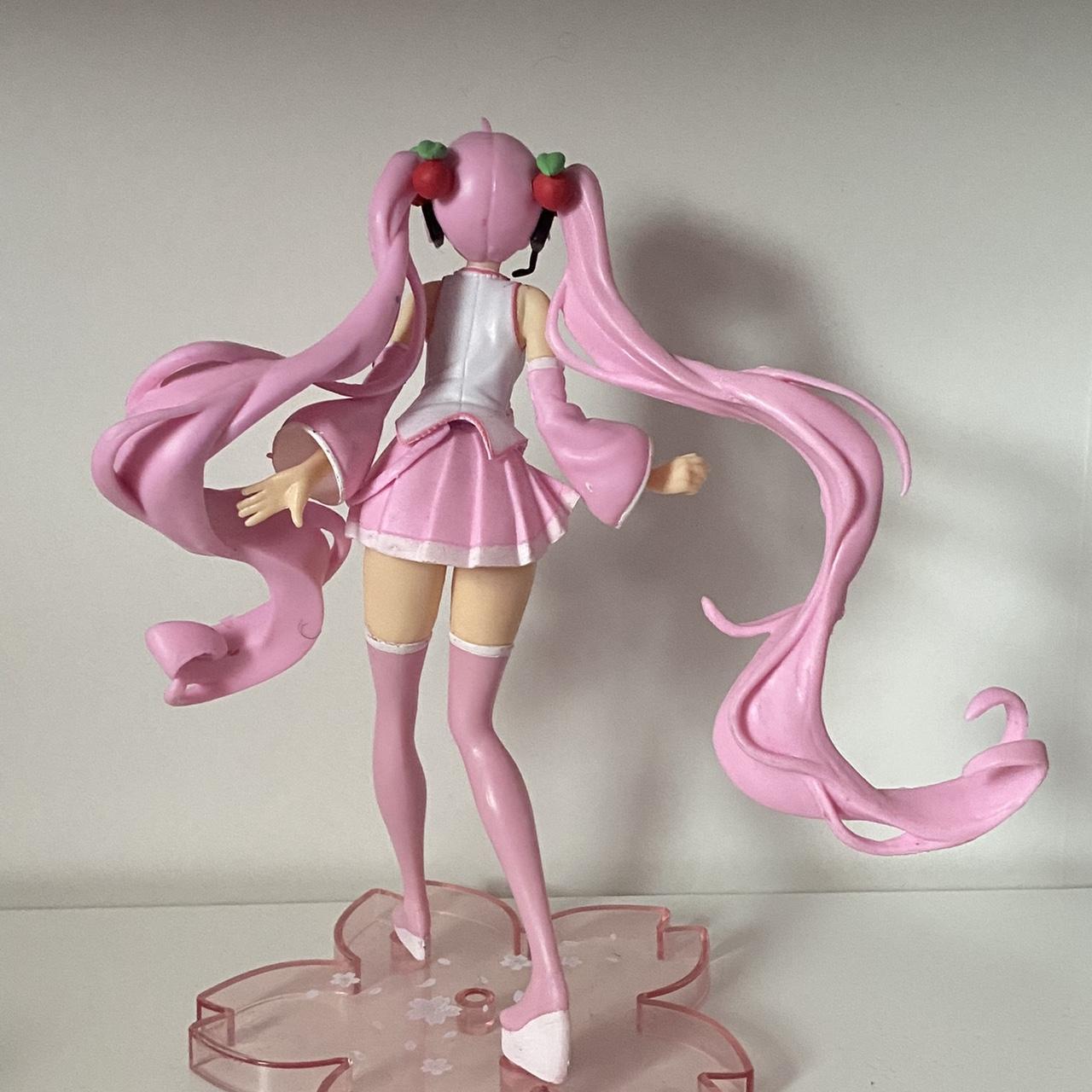 Sakura hatsune miku anime figure girl doll Open to... - Depop