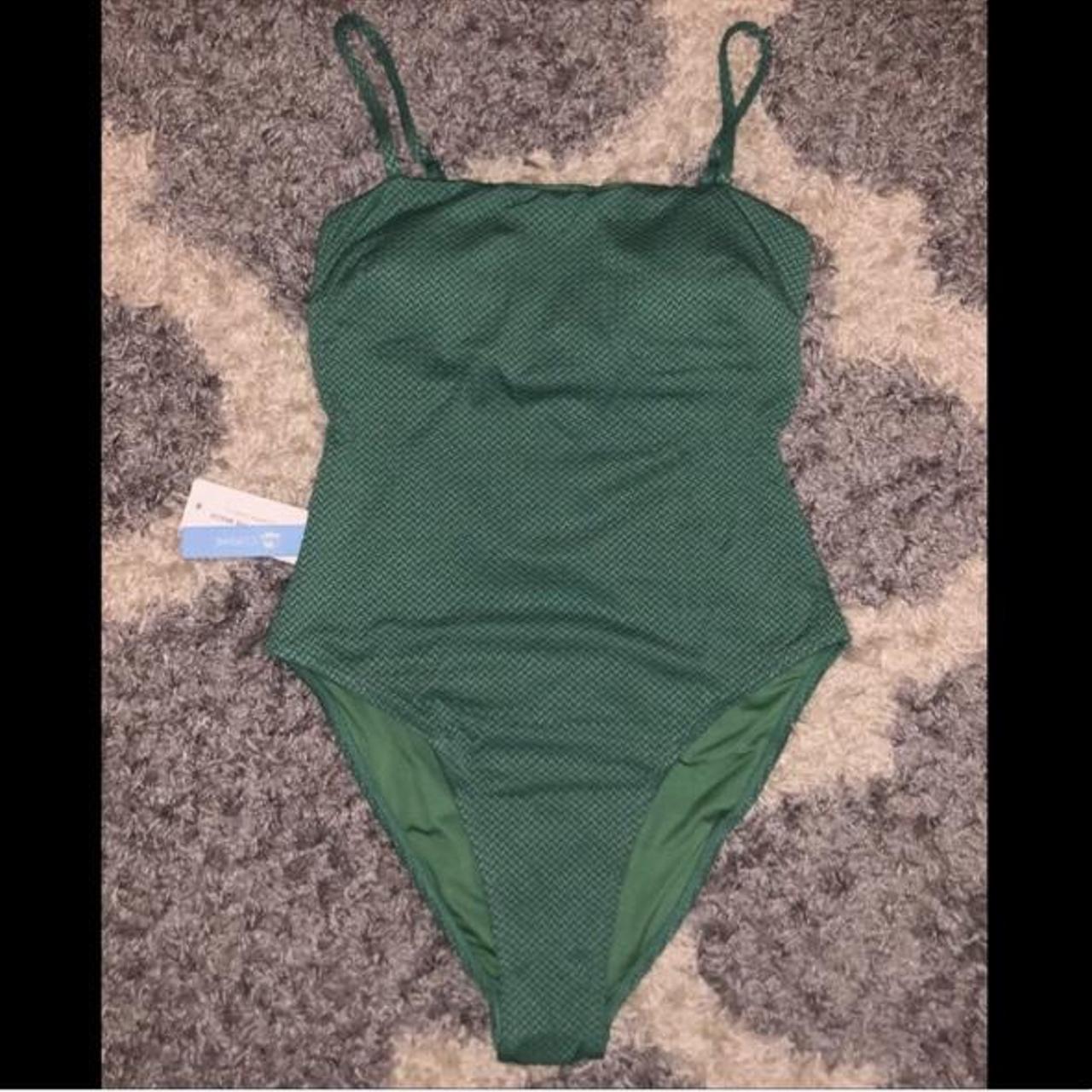 Cupshe Women's Green Swimsuit-one-piece | Depop