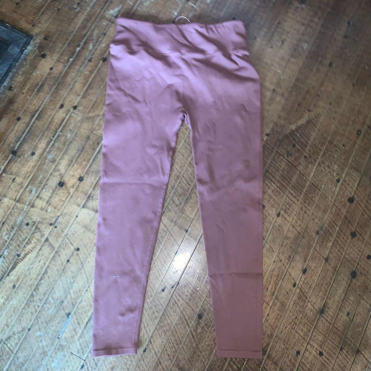 Fabletics high waisted, lace up back, seamless... - Depop