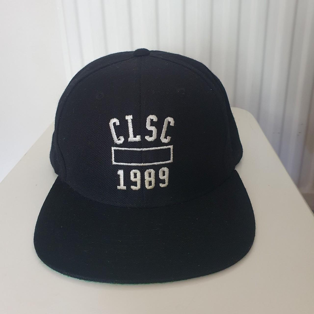 Men's Black and White Hat | Depop