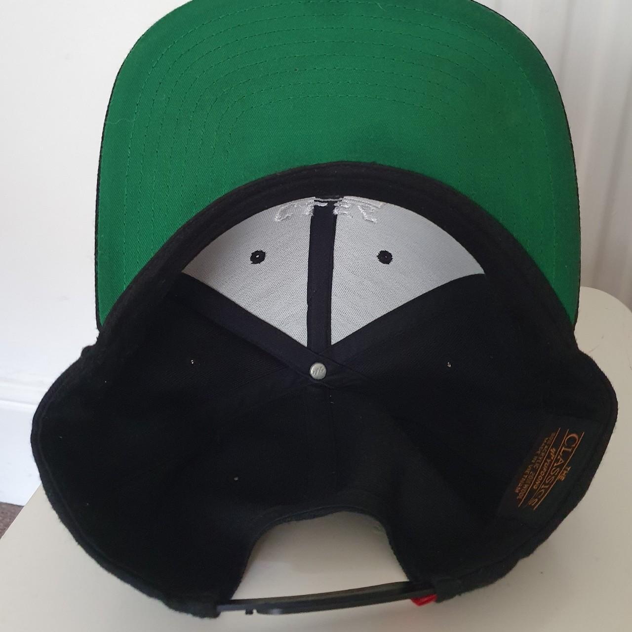 Men's Black and White Hat | Depop