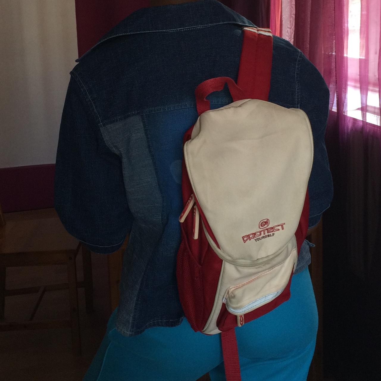 Super cute retro look backpack with glow in the dark... - Depop