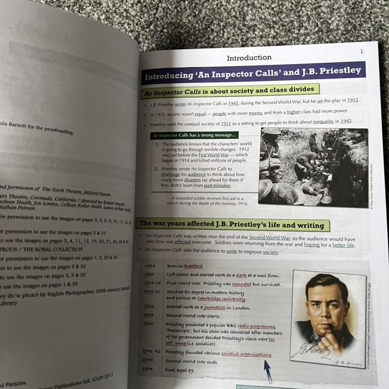 An inspector calls text guide - Depop