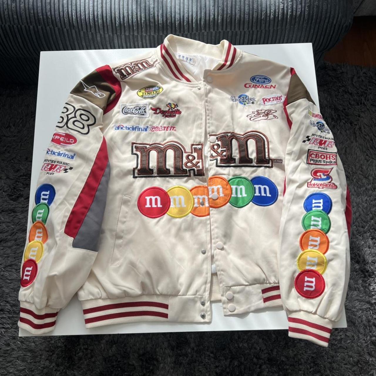 M M racer jacket - m&m Cream colour Brand new... - Depop