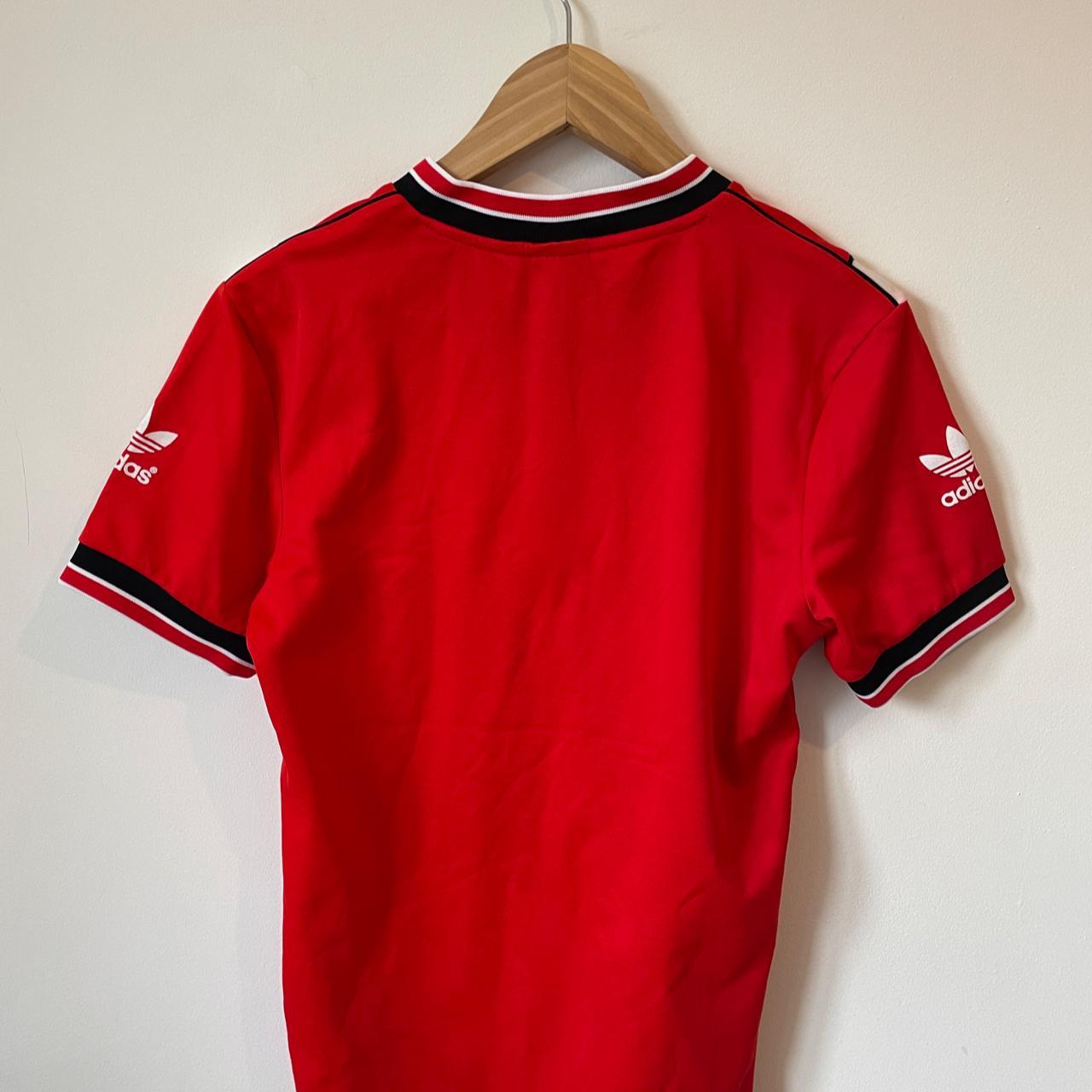 Adidas Men's Red T-shirt | Depop