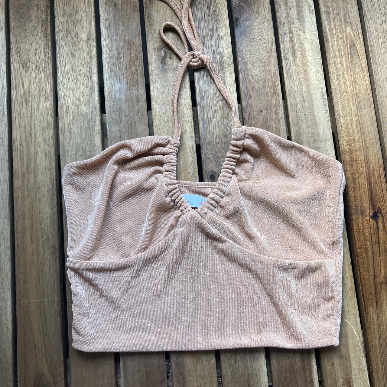 Supre tie neck halter top - Depop