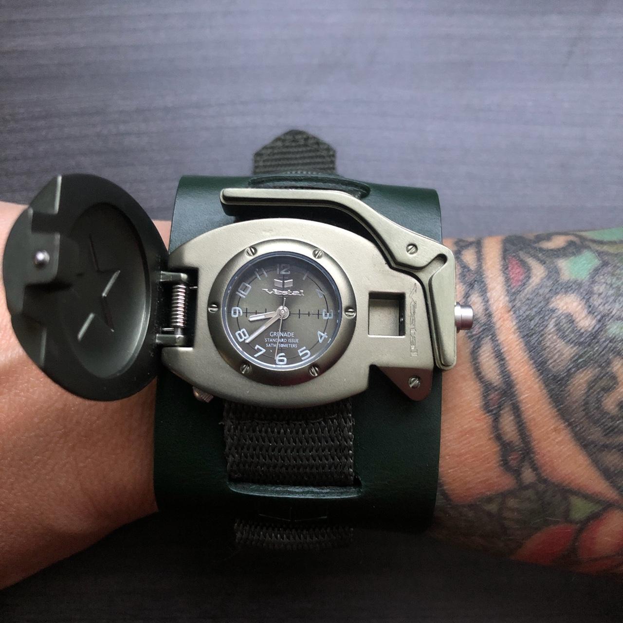 Vestal Green Grenade Watch Built Tough Genuine... - Depop
