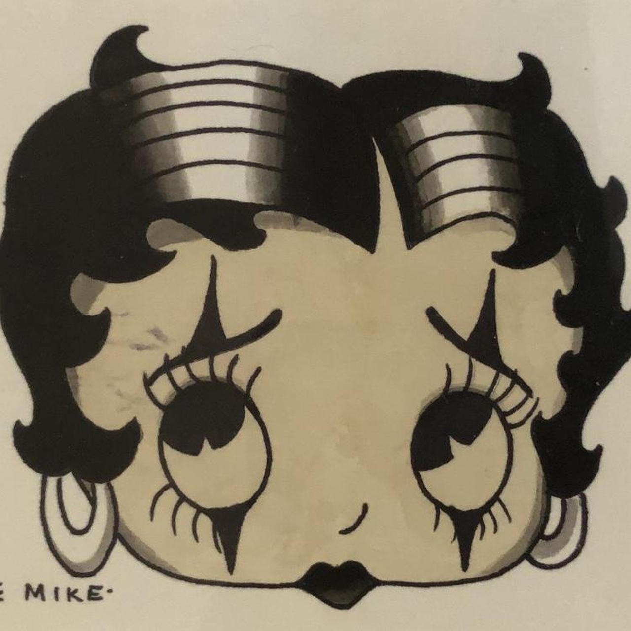 Watercolor Chicano Betty Boop print Dimensions: 5x7... - Depop