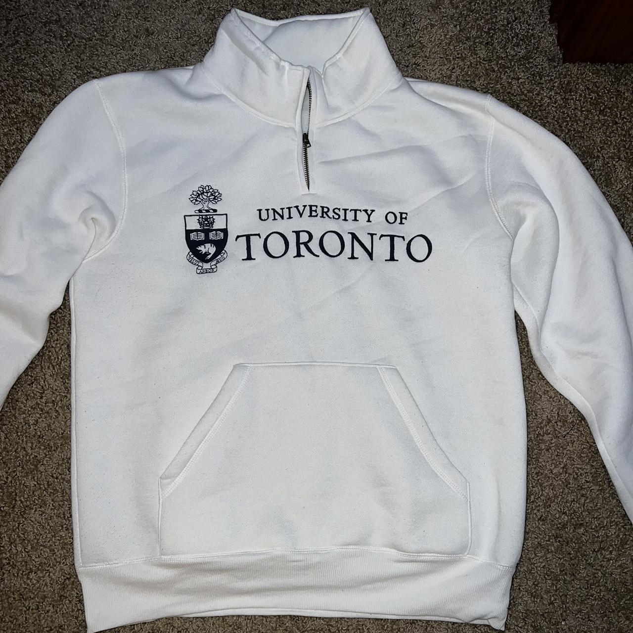 University of Toronto Half-Zip Not very... - Depop