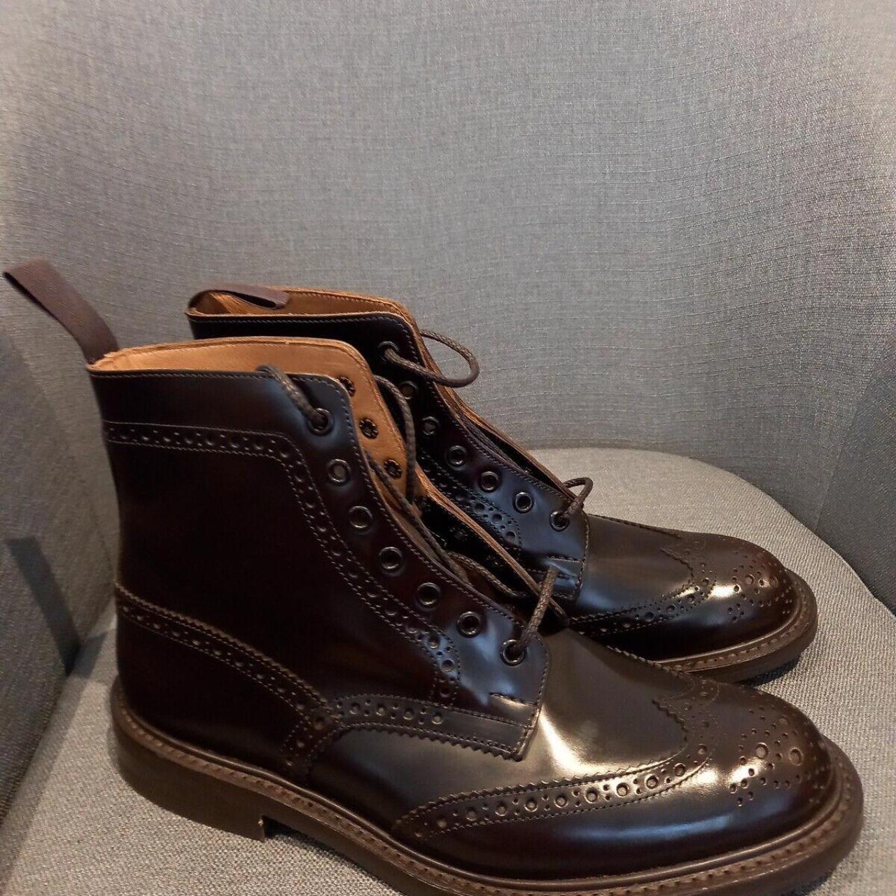 Trickers Espresso Stow Country Boots Size 9 Fittings... - Depop