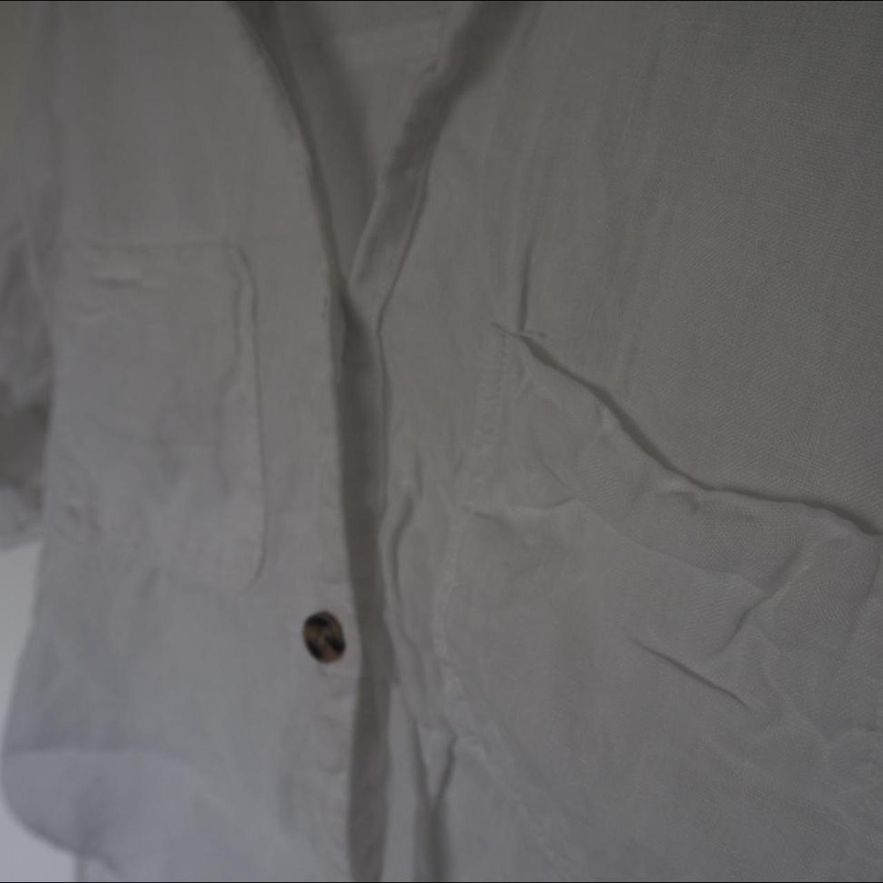 ZARA Blouse - Tortoise-shell buttons -... - Depop