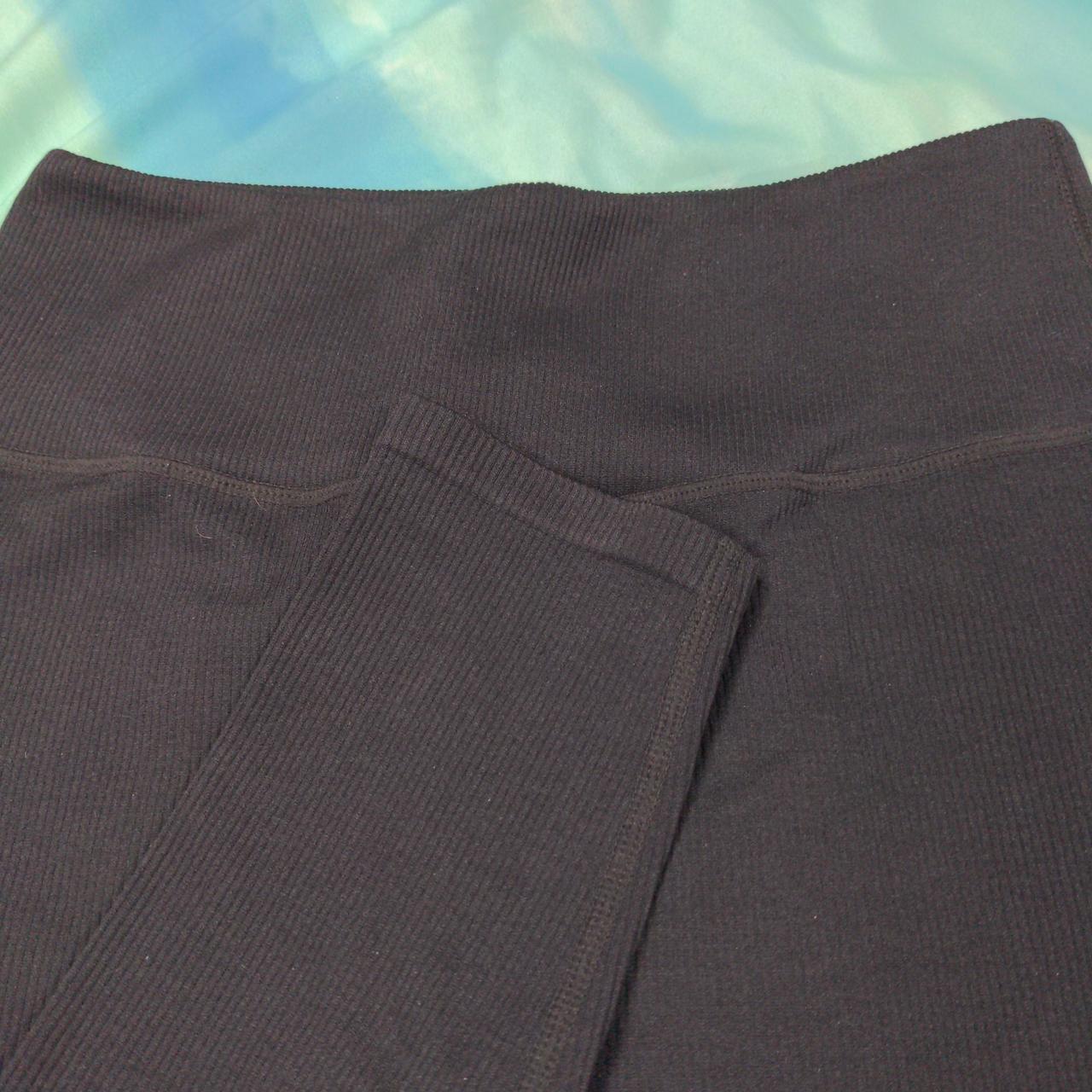 fabletics high waisted seamless ribbed leggings -... - Depop