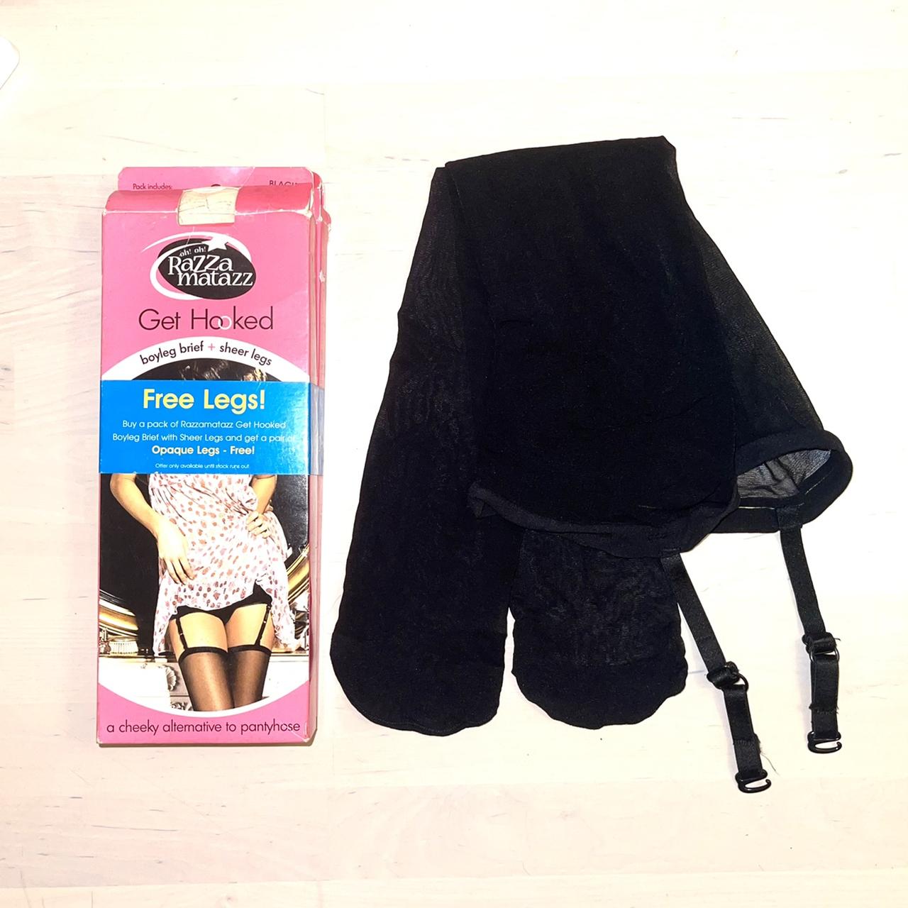 Vintage Stockings With Garter Belt Attached Can Be Depop