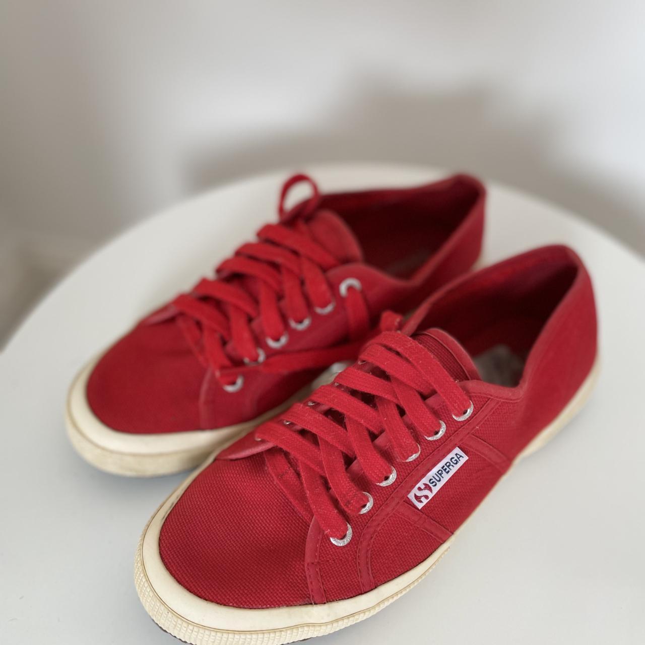 Superga Red 2750 COTU CLASSIC - UK6 EUR 39 - £30 - Depop
