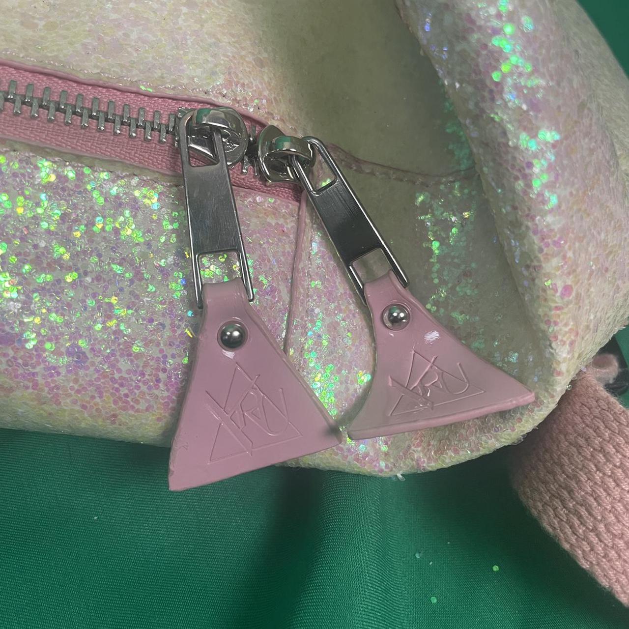 YRU Glitter heart backpack It’s a repop, never got... - Depop