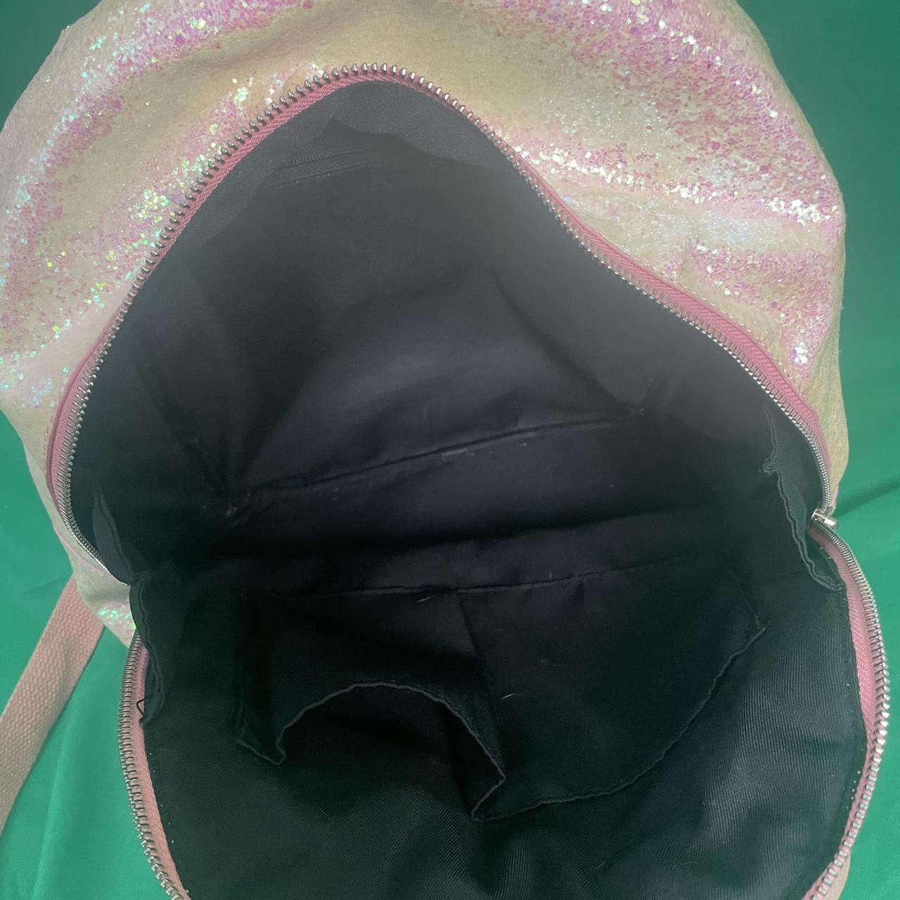 YRU Glitter heart backpack It’s a repop, never got... - Depop