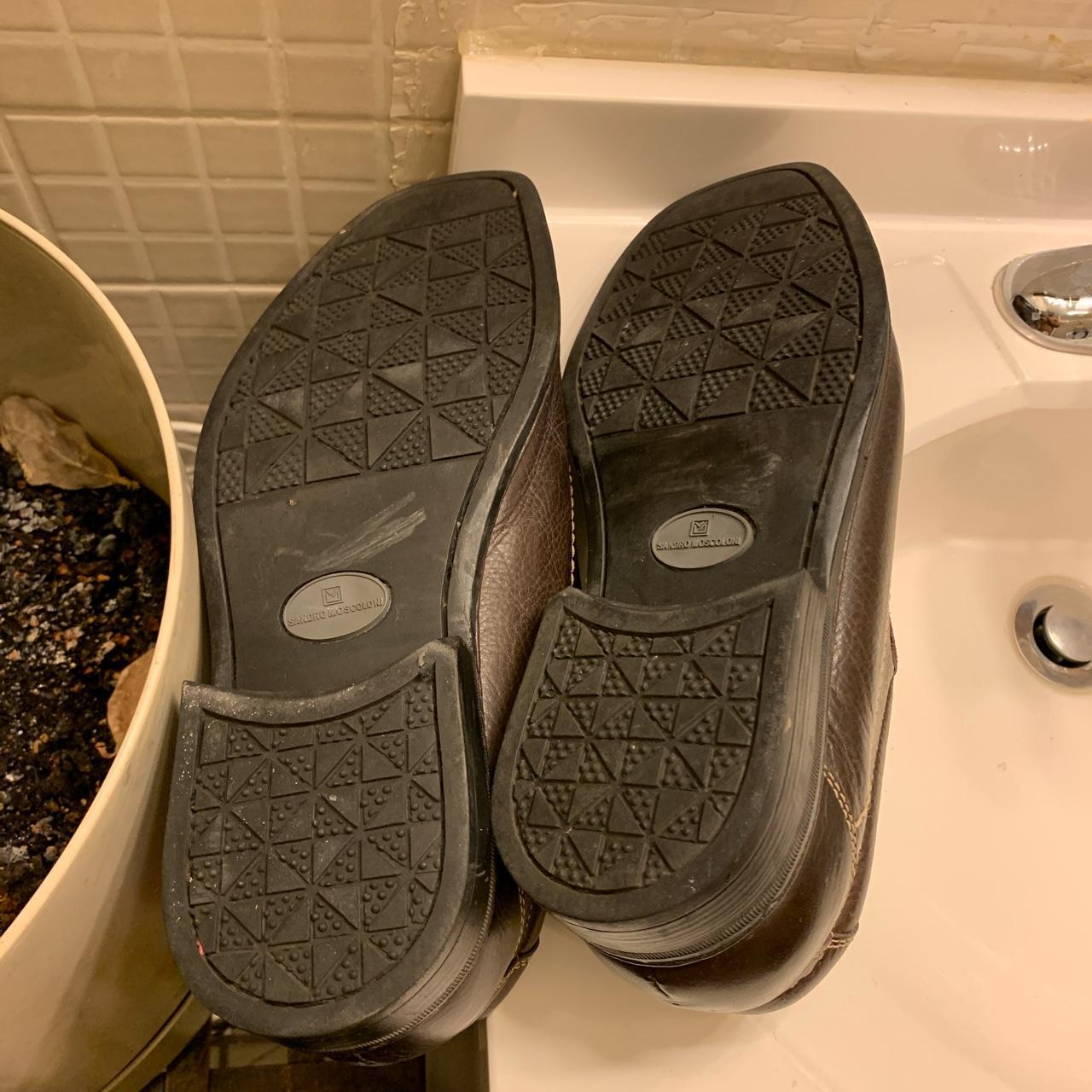 BANDRO MOSCOLONI BROWN LEATHER SHOES IN EXCELLENT... - Depop