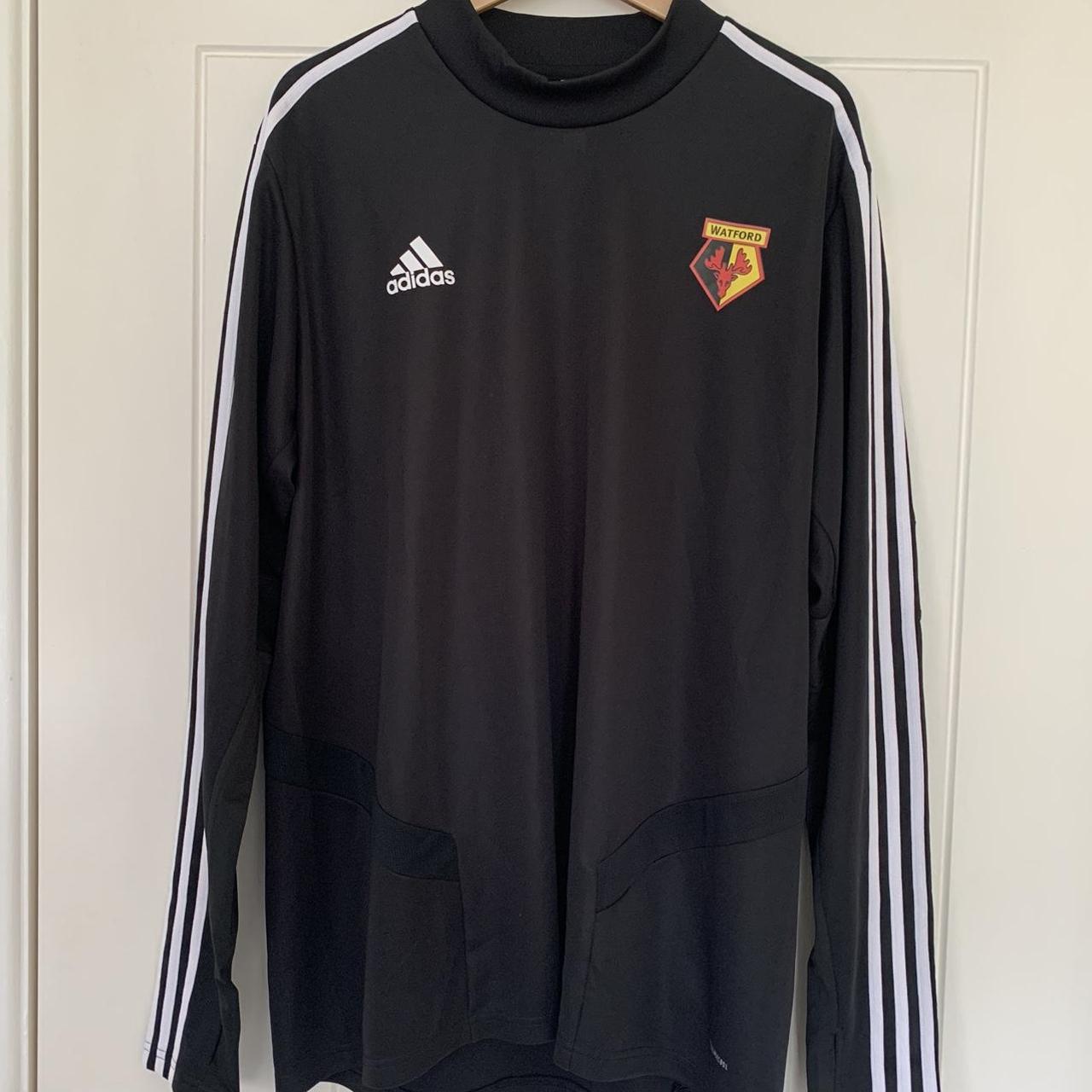 Watford Football Club Black Training Jumper... - Depop