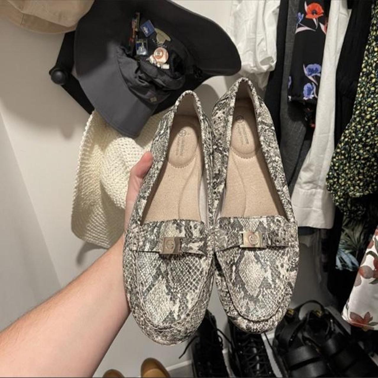 Giani Bernini Womens Dailyn Loafer Shoes White Green... - Depop