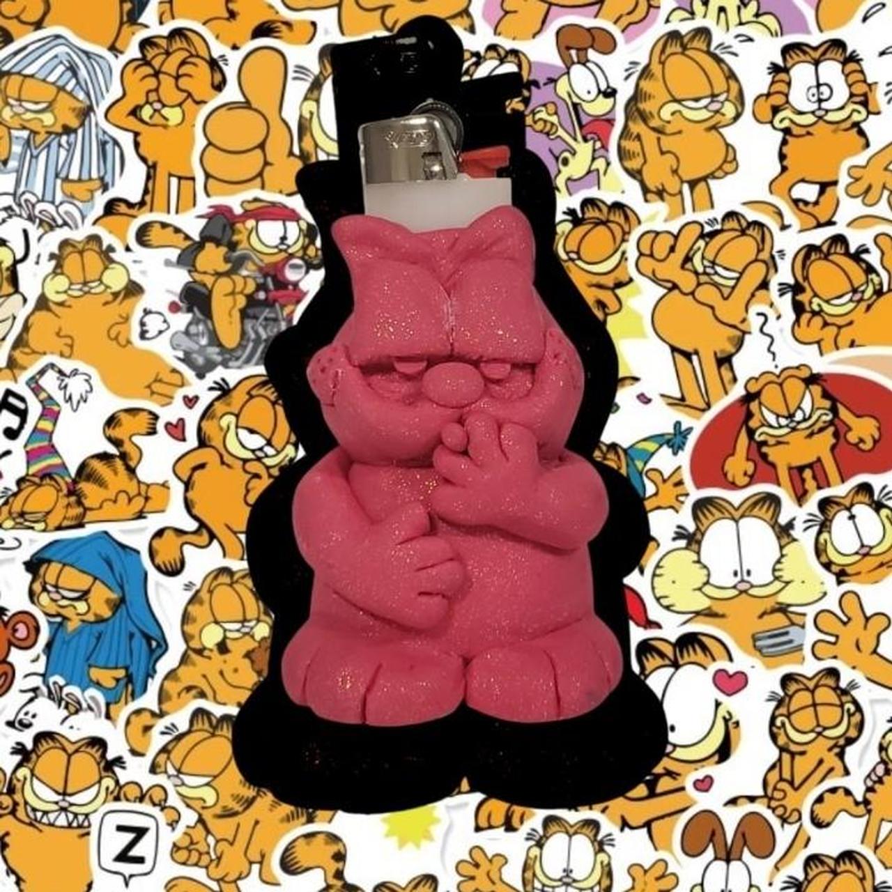 The garfield lighter case! Handmade by me:) Color... - Depop