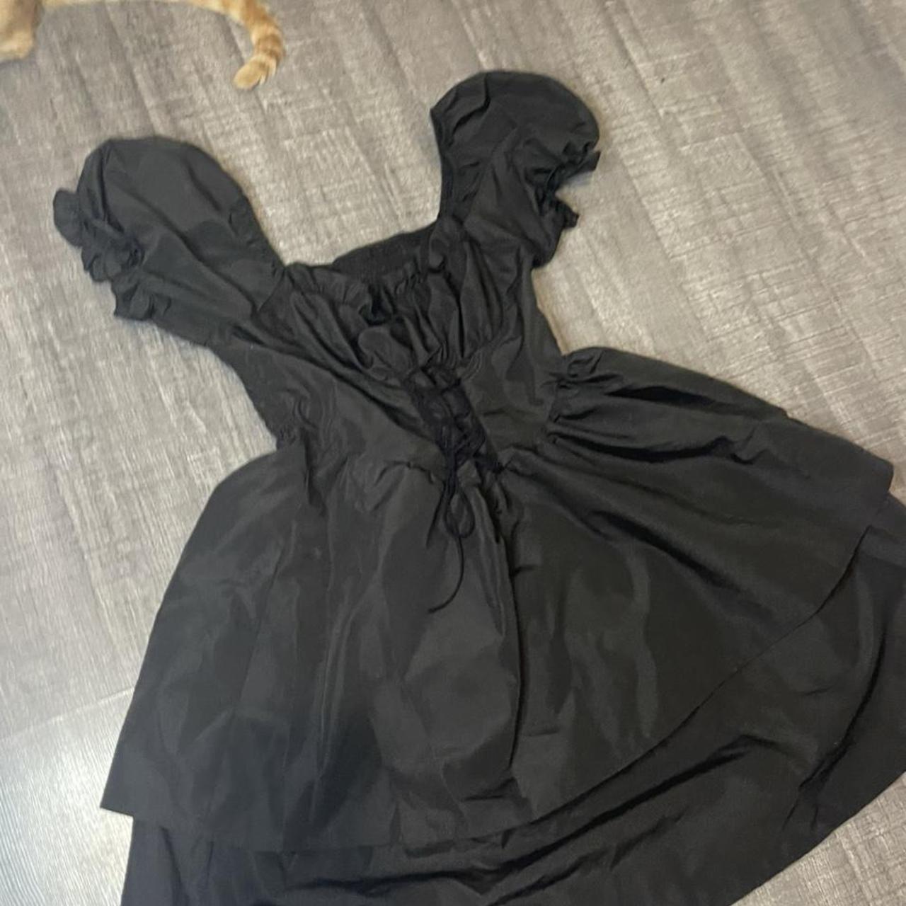 Romwe Kawaii Shirred Ruched Bust Lace Up Layered Depop