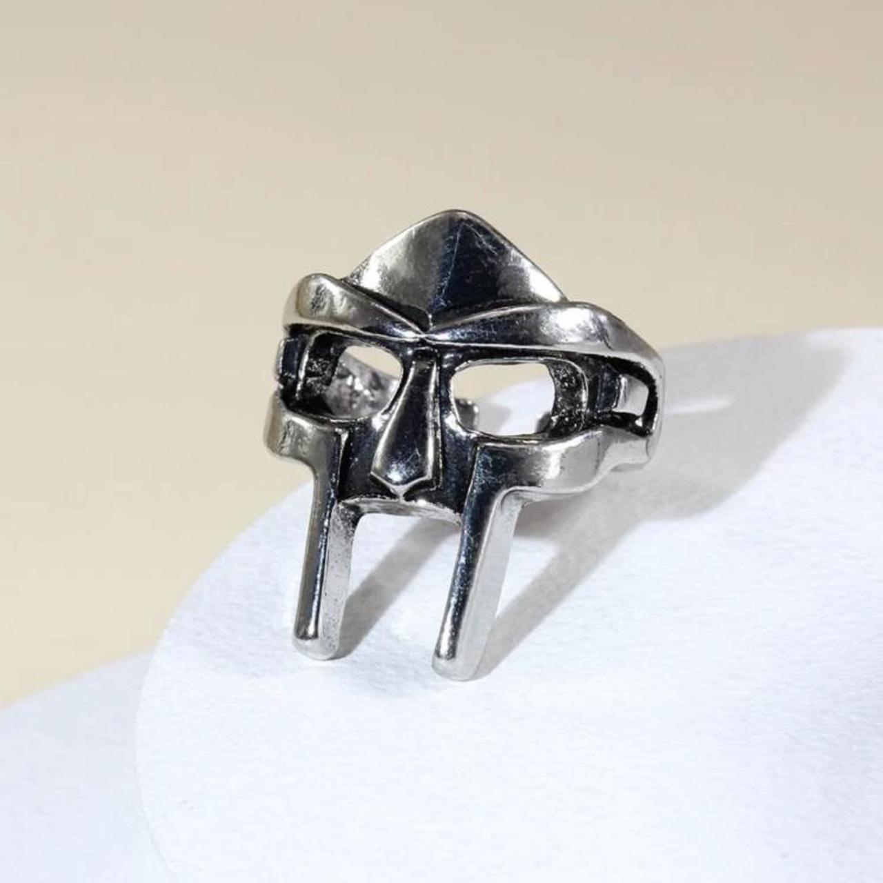 MF DOOM Mask Ring ONE SIZE FITS MOST STAINLESS... | Depop