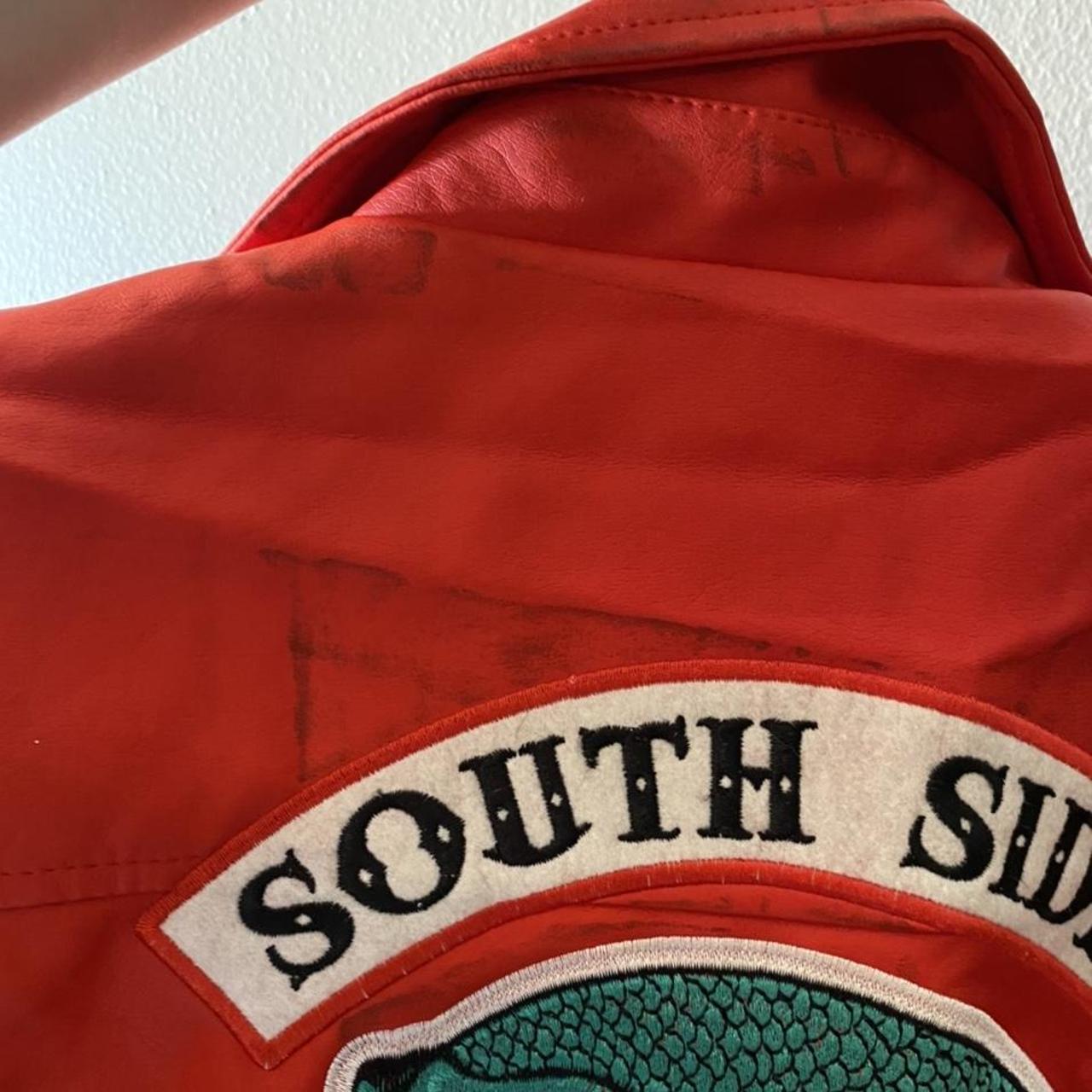 JACKET ONLY Cheryl Blossom red serpent jacket from... - Depop