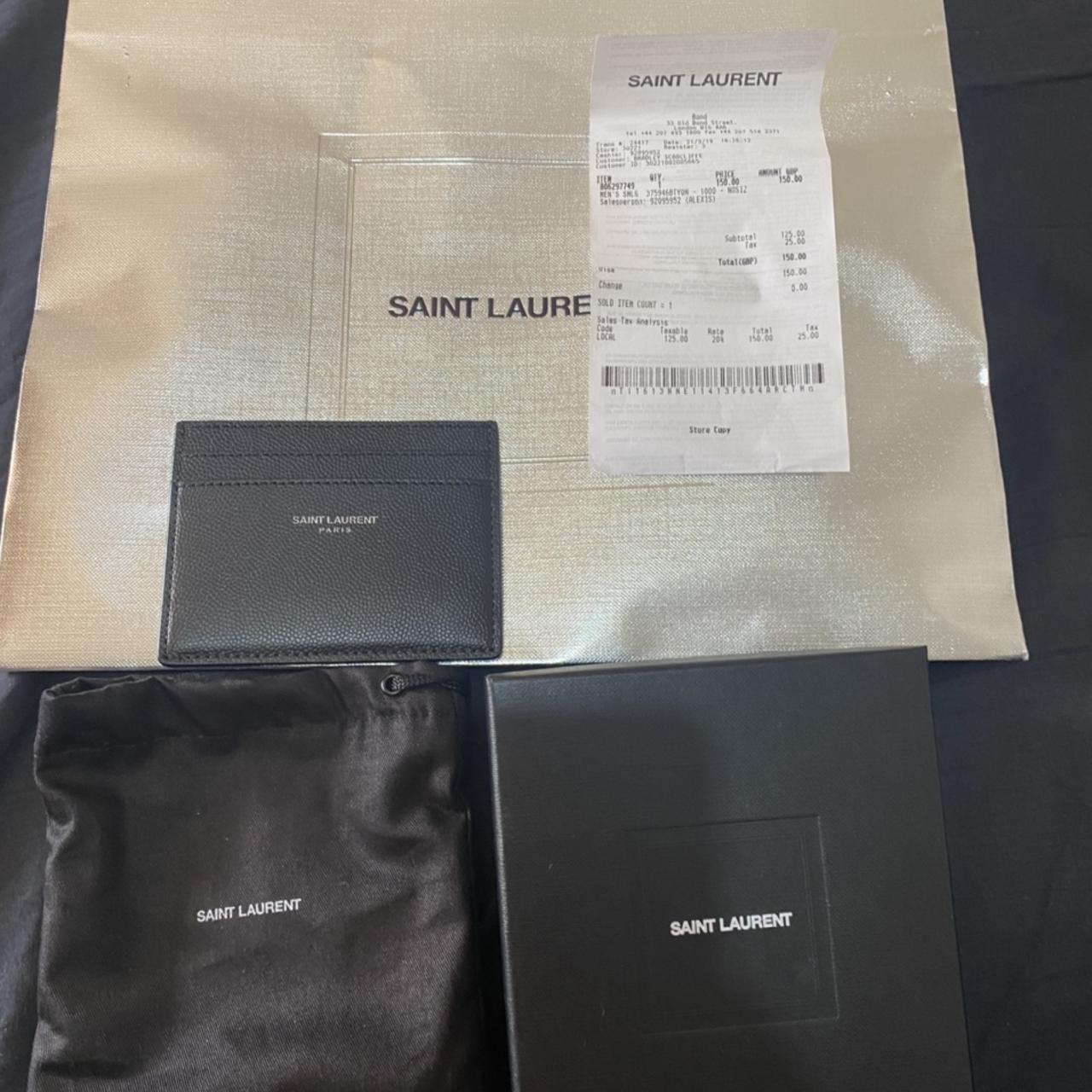BRAND NEW Saint Laurent YSL card holder with... - Depop