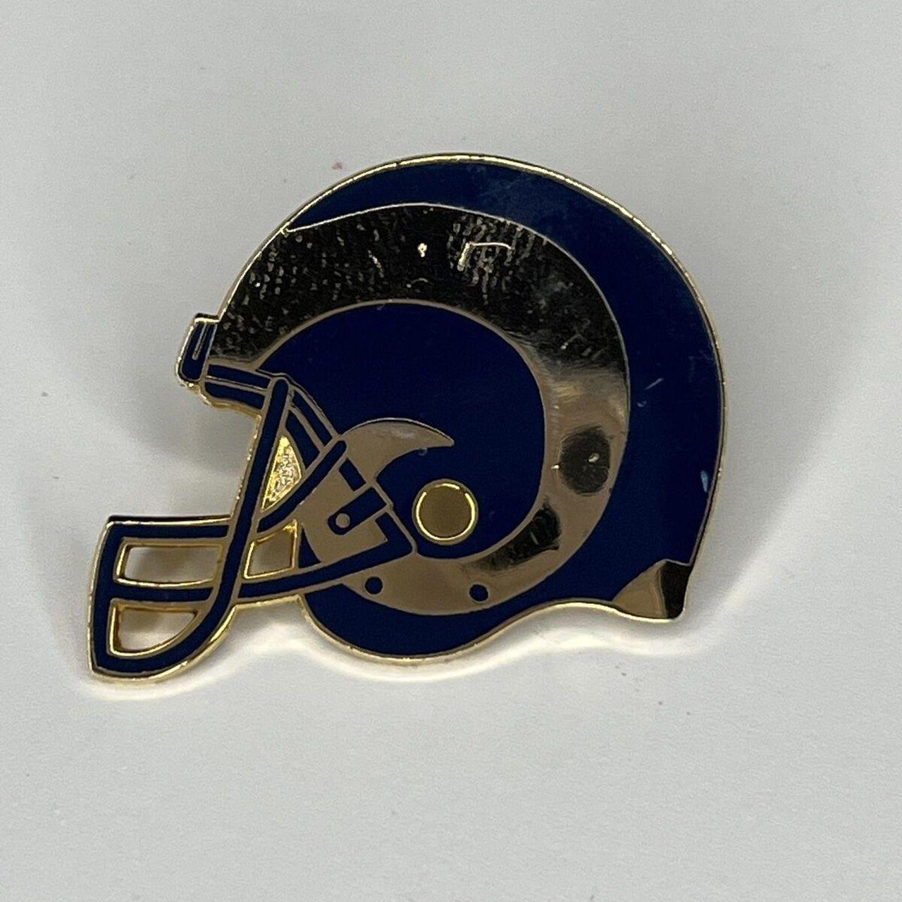 Los Angeles Rams nfl helmet pin Rare Vintage Badge... - Depop