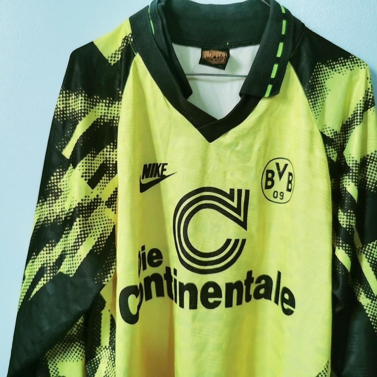 BVB Borussia dortmund Germany 1992 1993 Home Shirt... - Depop