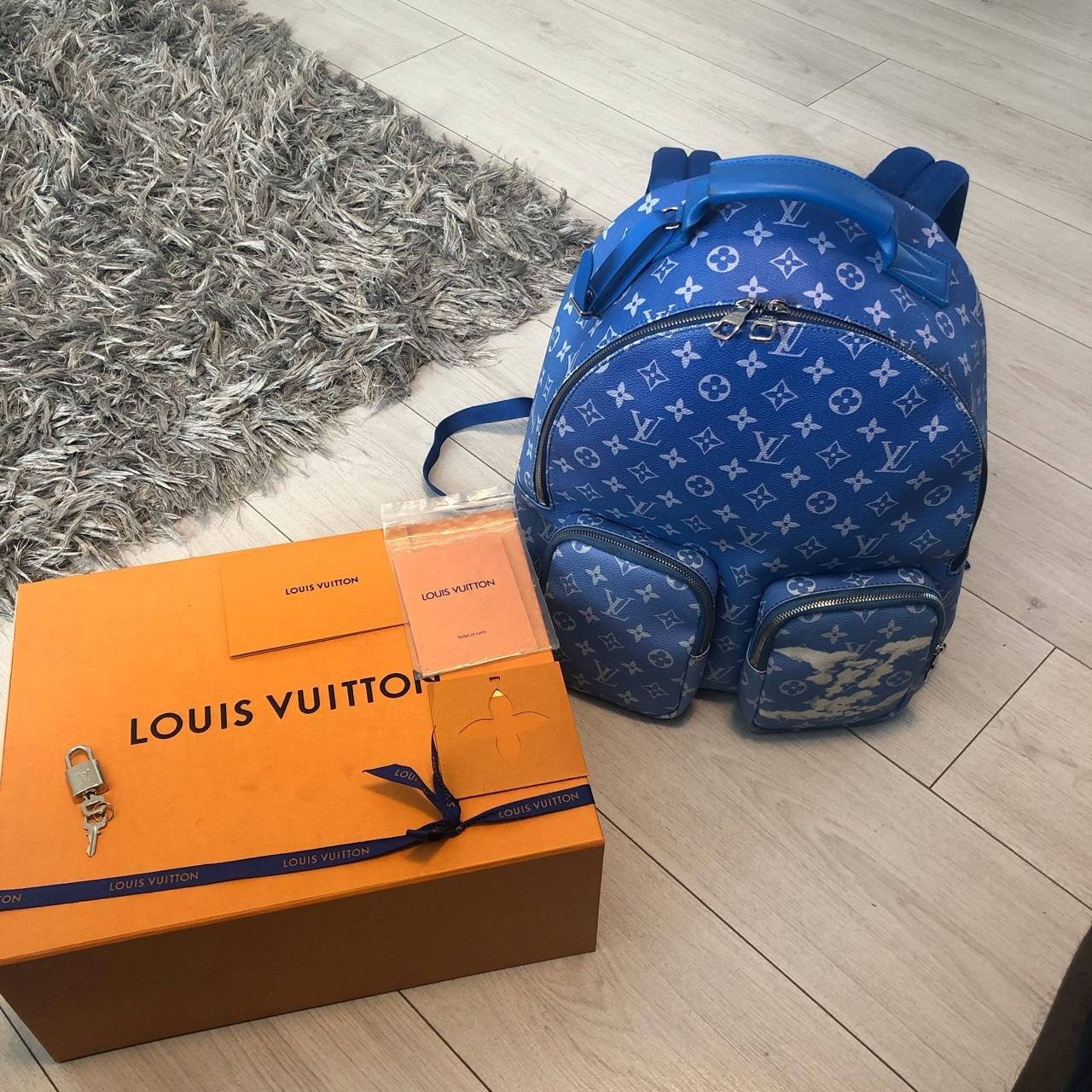 Louis Vuitton Backpack Multipocket Clouds (Virgil... - Depop