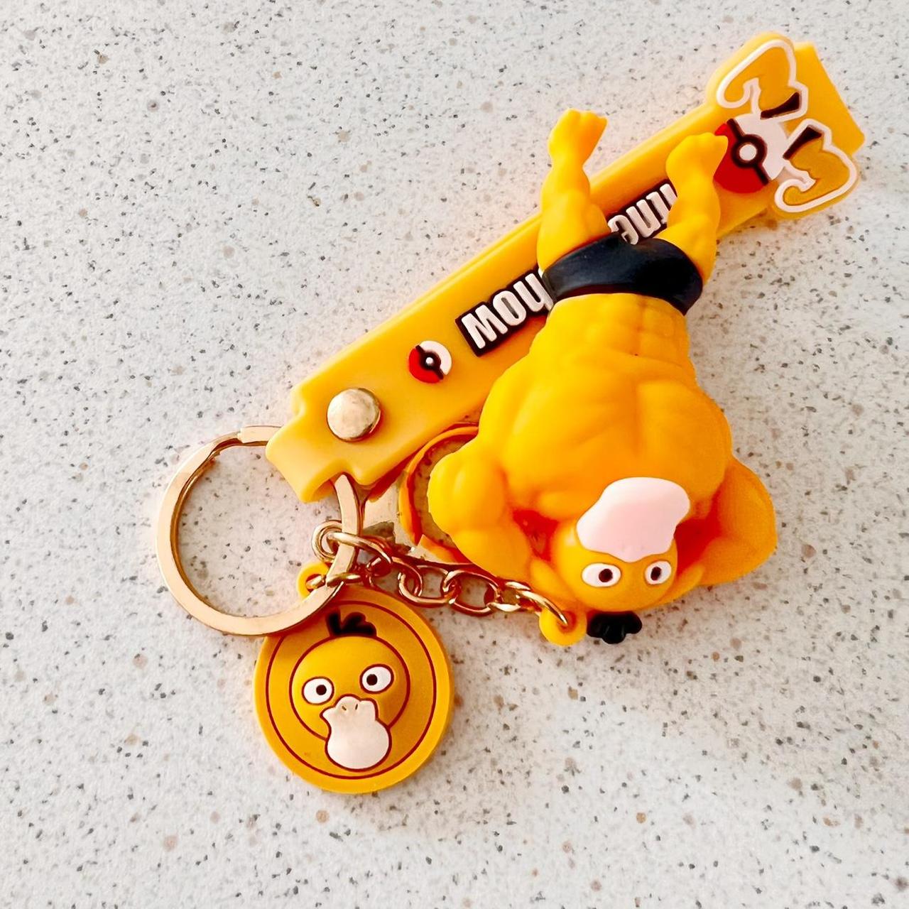 Pokemon Muscle Psyduck Keyring Keychain Pendant Bag... - Depop