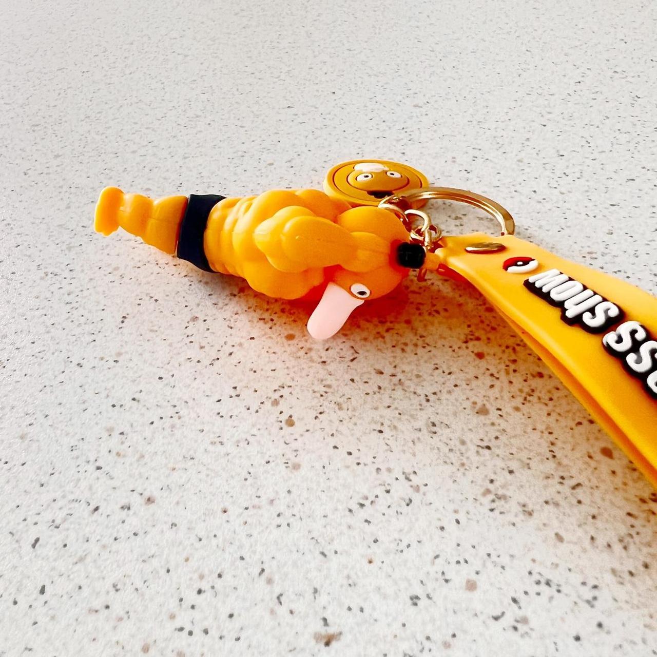 Pokemon Muscle Psyduck Keyring Keychain Pendant Bag... - Depop