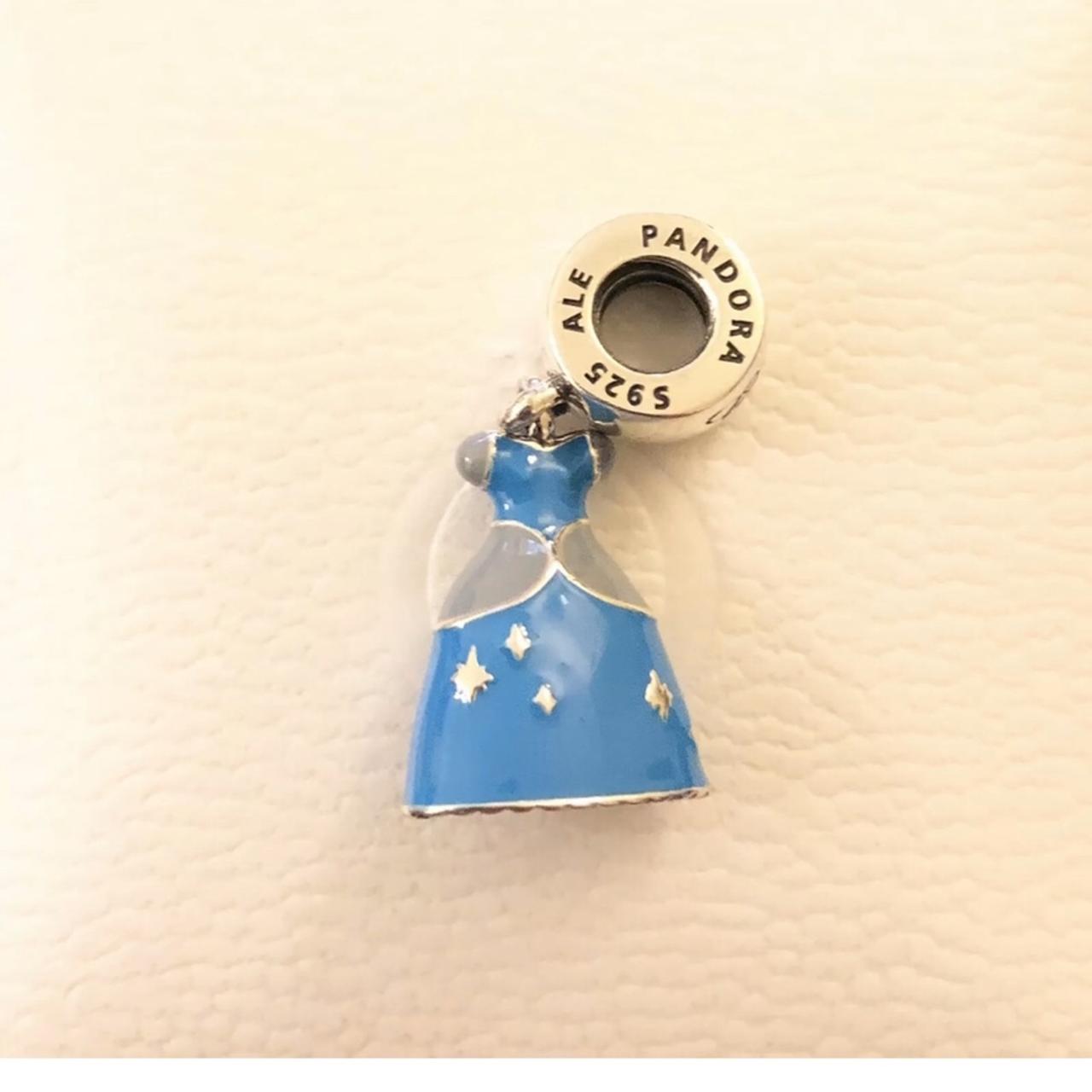 Pandora Disney's Cinderella's Dress, Blue Enamel... - Depop