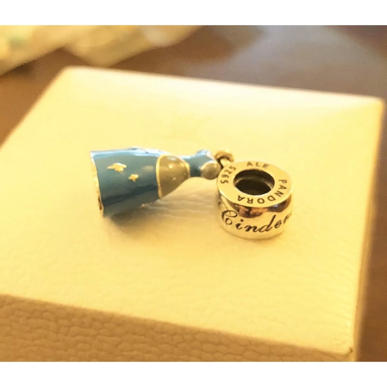 Pandora Disney's Cinderella's Dress, Blue Enamel... - Depop