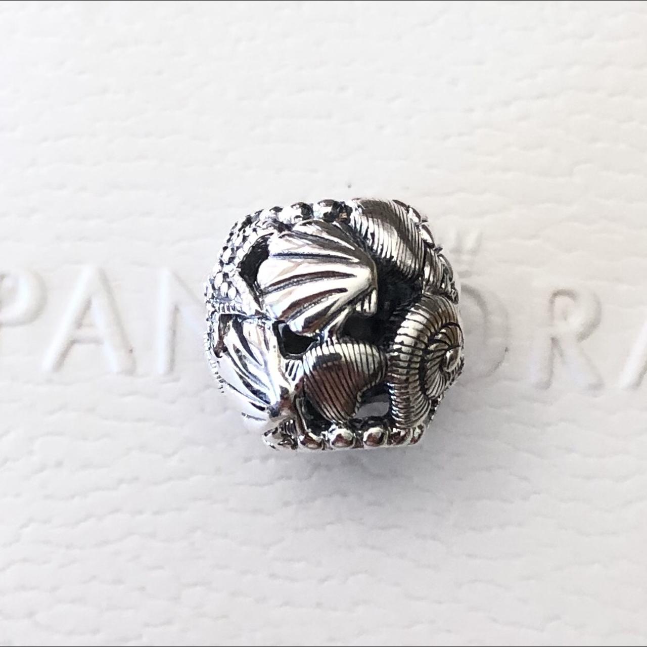 Pandora Openwork Starfish, Seashell & Hearts Charm... - Depop