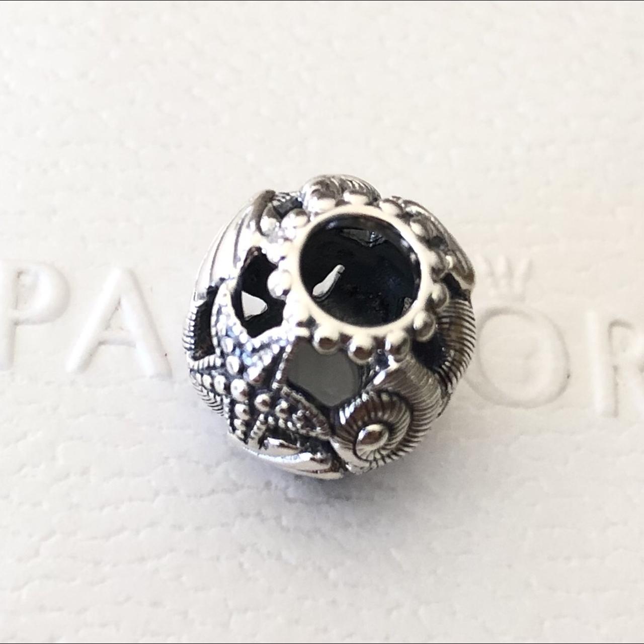 Pandora Openwork Starfish, Seashell & Hearts Charm... - Depop